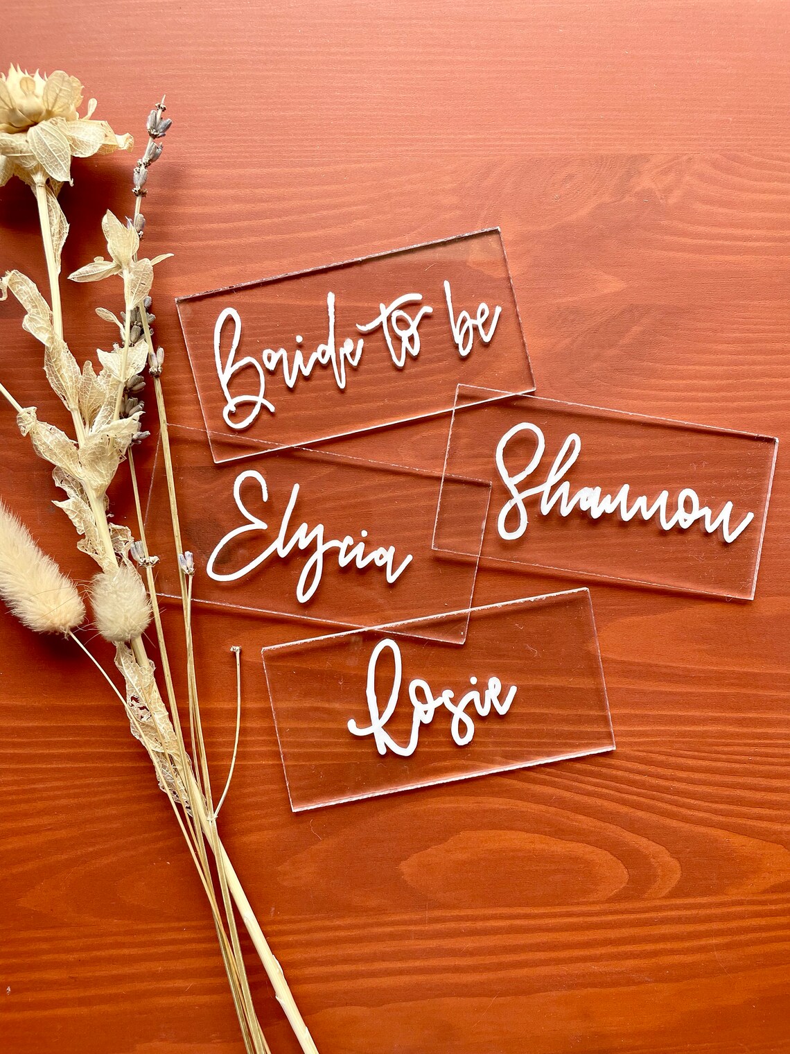 Handwritten Clear Perspex Place Name / Personalised Place Names ...