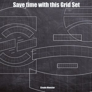 Ultimate Procreate Lettering Grid - Procreate Lettering Guide - 118 ...