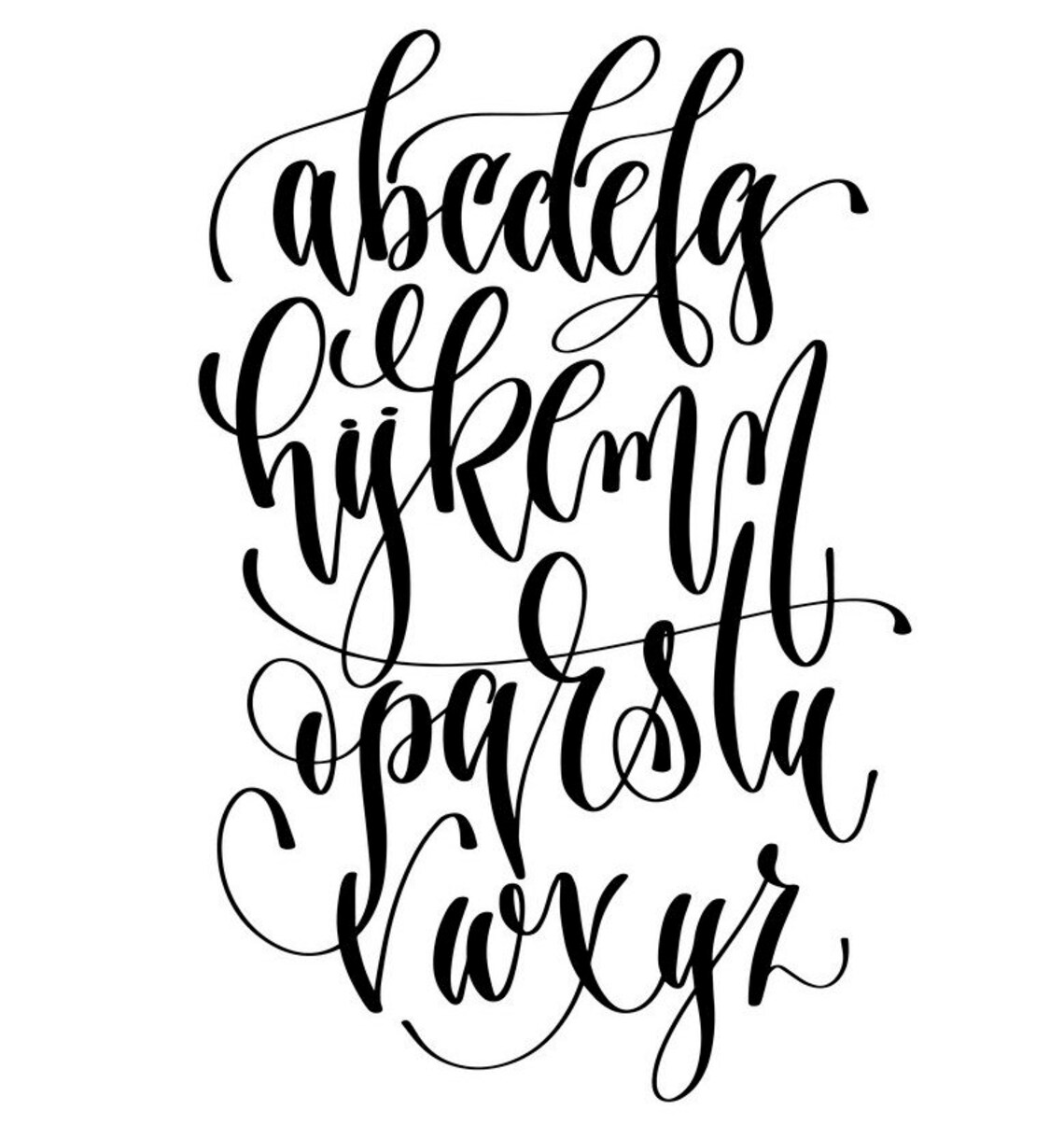 Procreate Lettering Brush Procreate Texture Lettering 16 - Etsy