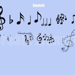 13 Procreate Music Notes Stamps Procreate Stamps Procreate Brushes - Etsy