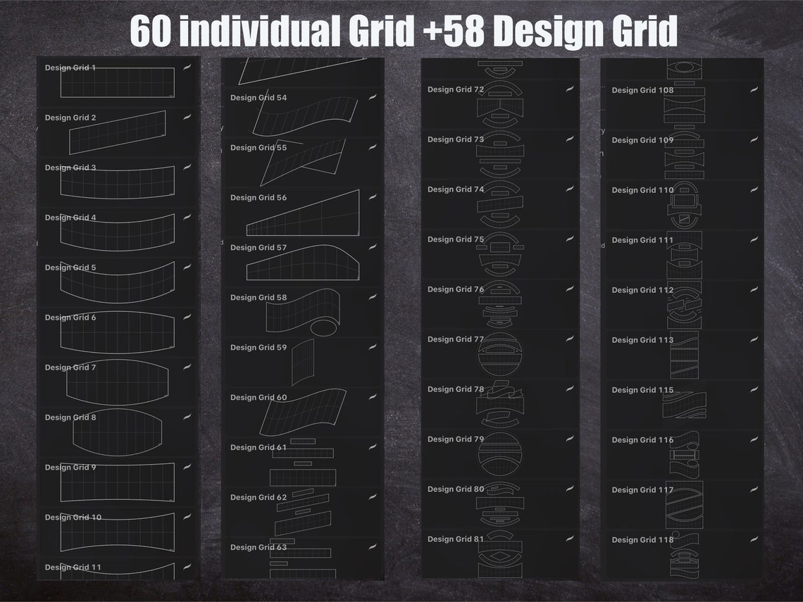 Ultimate Procreate Lettering Grid Procreate Lettering Guide | Etsy Hong ...