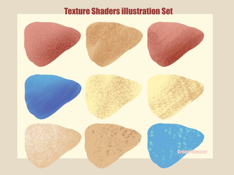 Procreate Brush Texture Illustration Texture Shader Brushes - Etsy