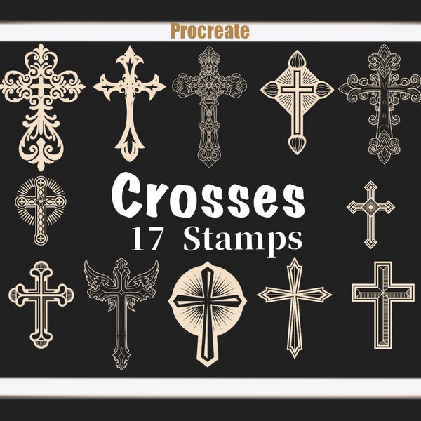 Cross Stamp - Etsy