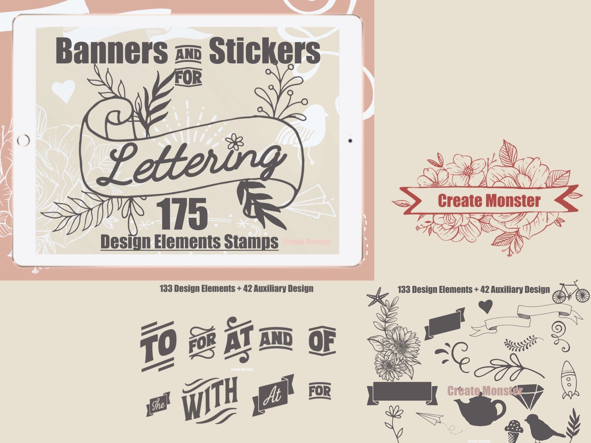 340 Procreate Brushes & Stamps Bundle Ultimate Bundle for - Etsy