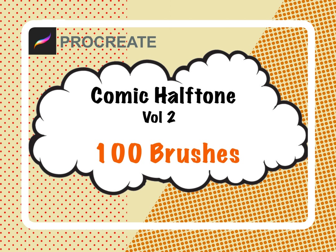 100 Procreate Brushes - Dots and Pattern - Procreate Shading ...
