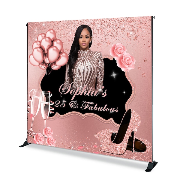Rose Gold Backdrops Personalized - Etsy