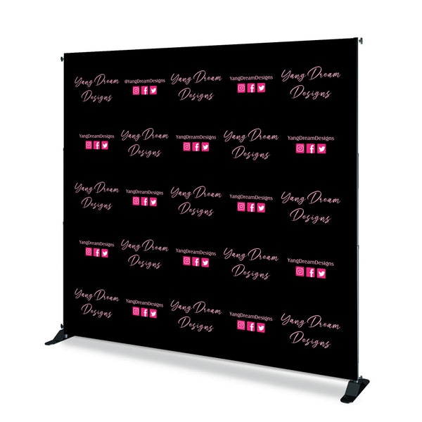 Custom Logo Backdrop - Etsy