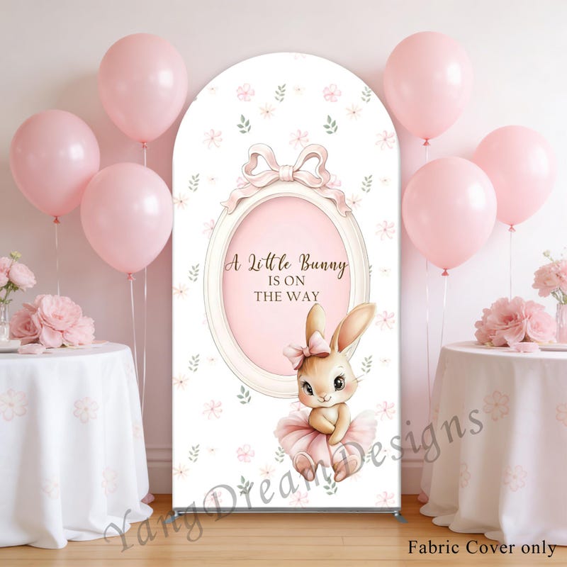 Bunny Arch Backdrop Cover - Etsy