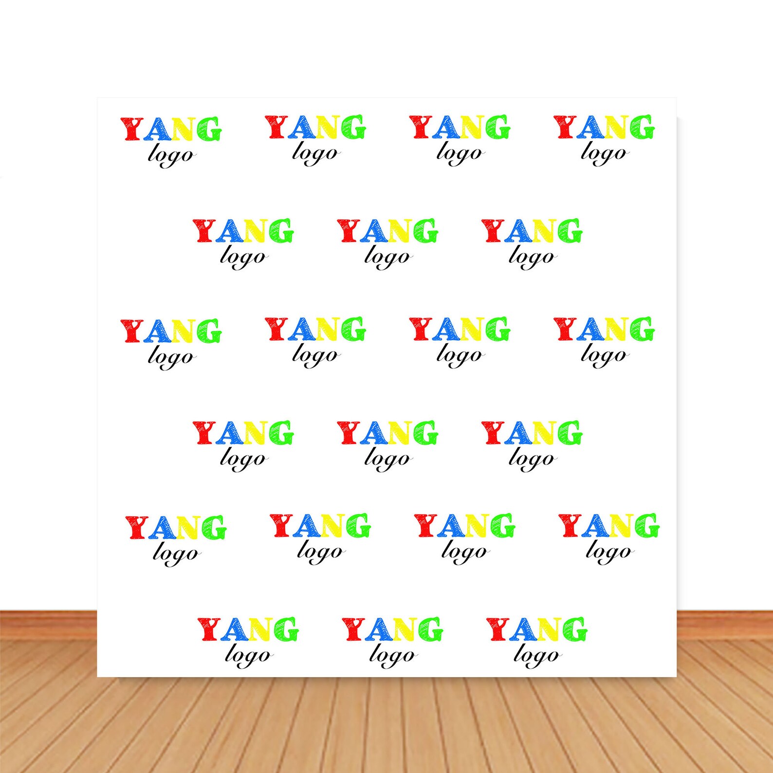 Custom Logos Photo Backdrop Step and Repeat Logo Wall - Etsy
