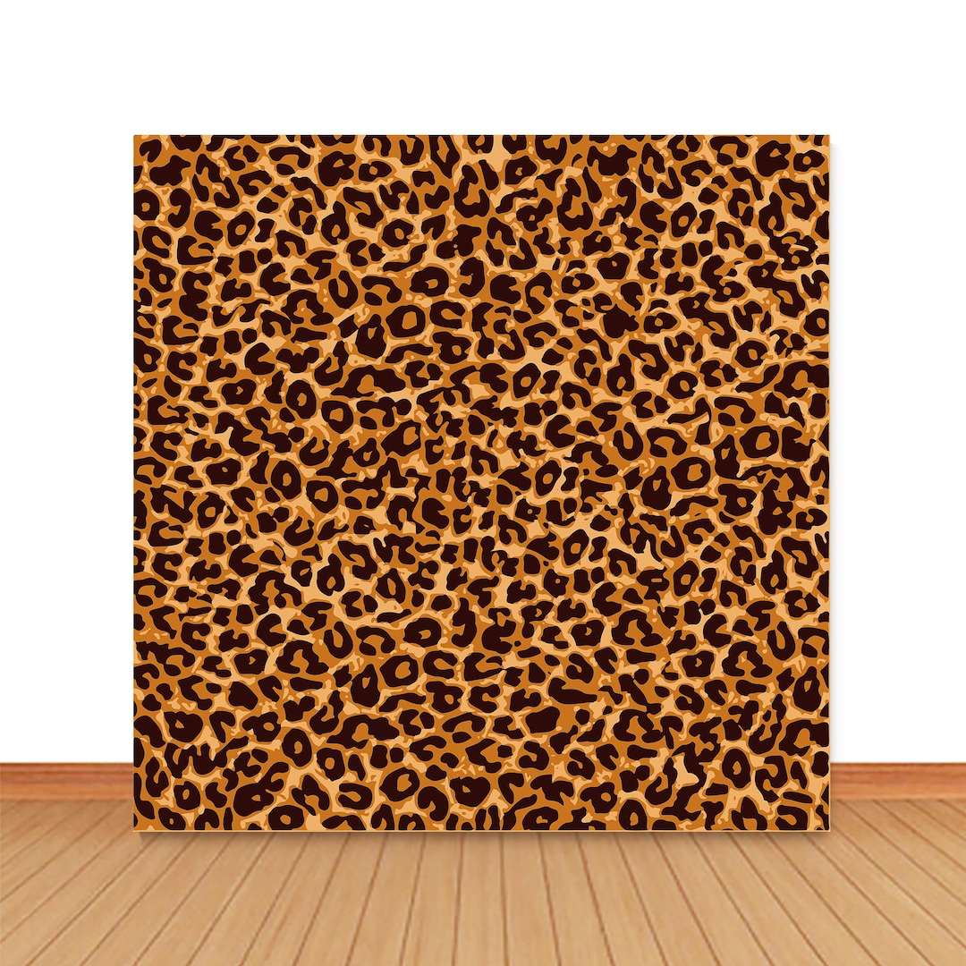 Leopard Pattern Backdrop for Photography Adult Party Happy Birthday ...