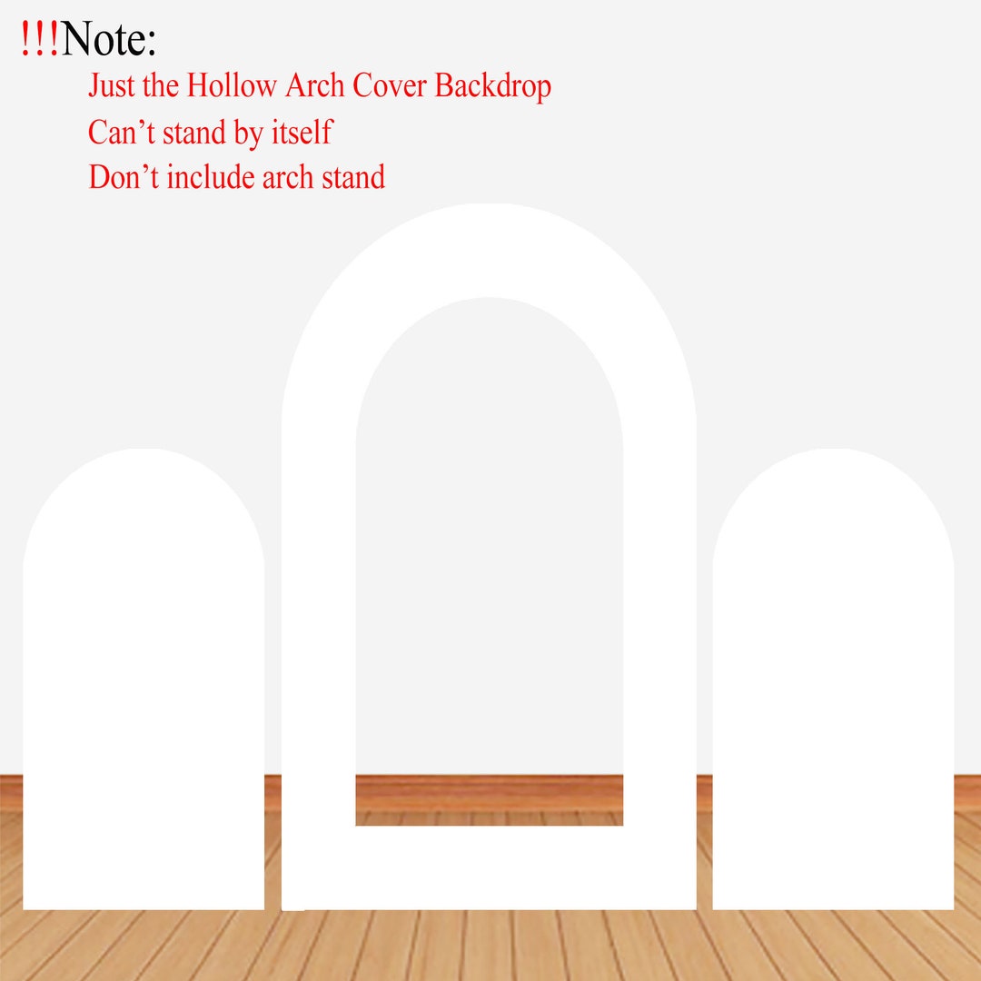 Hollow Custom Color Double-sided Arch Cover Photo Backdrop Personalized ...