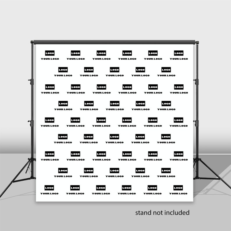 Custom Logos Photo Backdrop Step and Repeat Logo Wall - Etsy