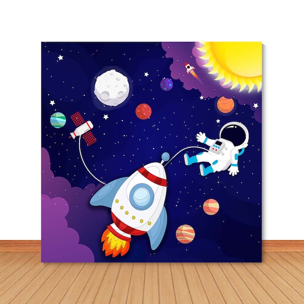 Space Theme Photography Backdrop - Etsy