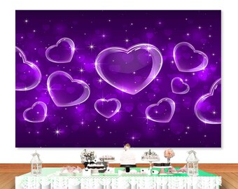 90s Heart Backdrop - Etsy