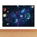 Astronaut Digital Background, One Astronaut in Outer Space Floating ...