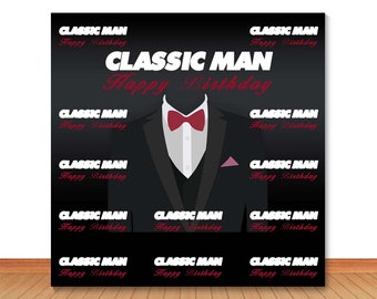 Tuxedo Printable Backdrop Classic Man Backdrop Tuxedo - Etsy Canada
