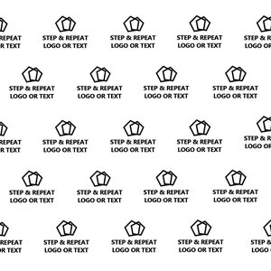 Customized Logos Photo Backdrop Step Repeat Logo Wall Photography ...