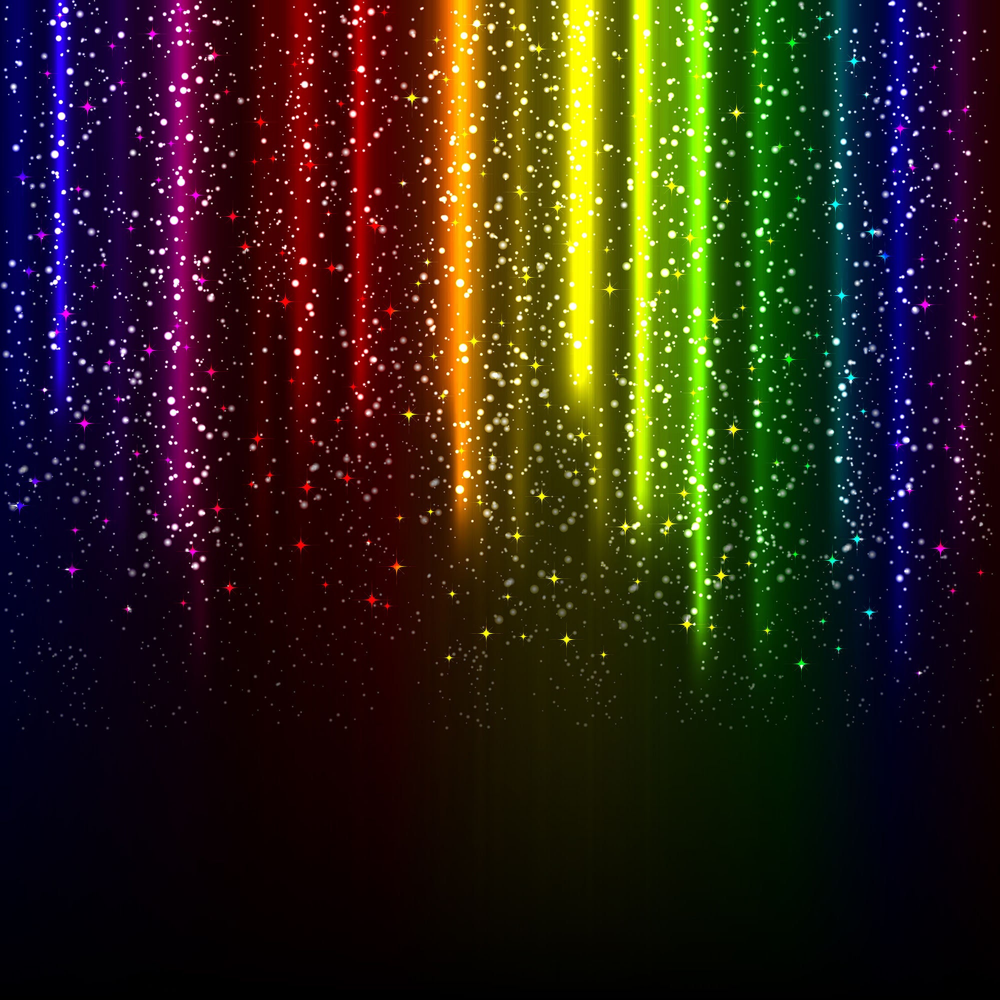Rainbow Sparkle Background