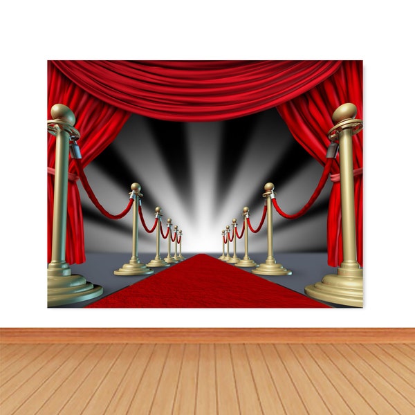 Red Carpet Backdrop - Etsy