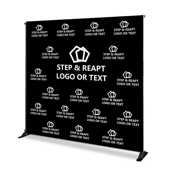 Customized Logos Photo Backdrop Step Repeat Logo Wall - Etsy