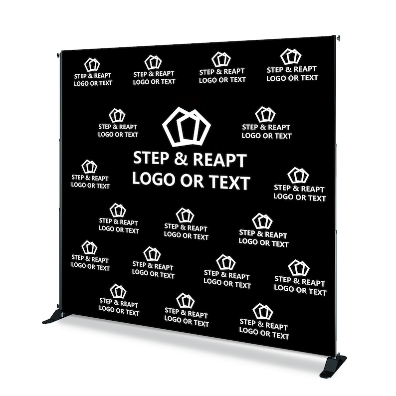 Customized Logos Photo Backdrop Step Repeat Logo Wall - Etsy