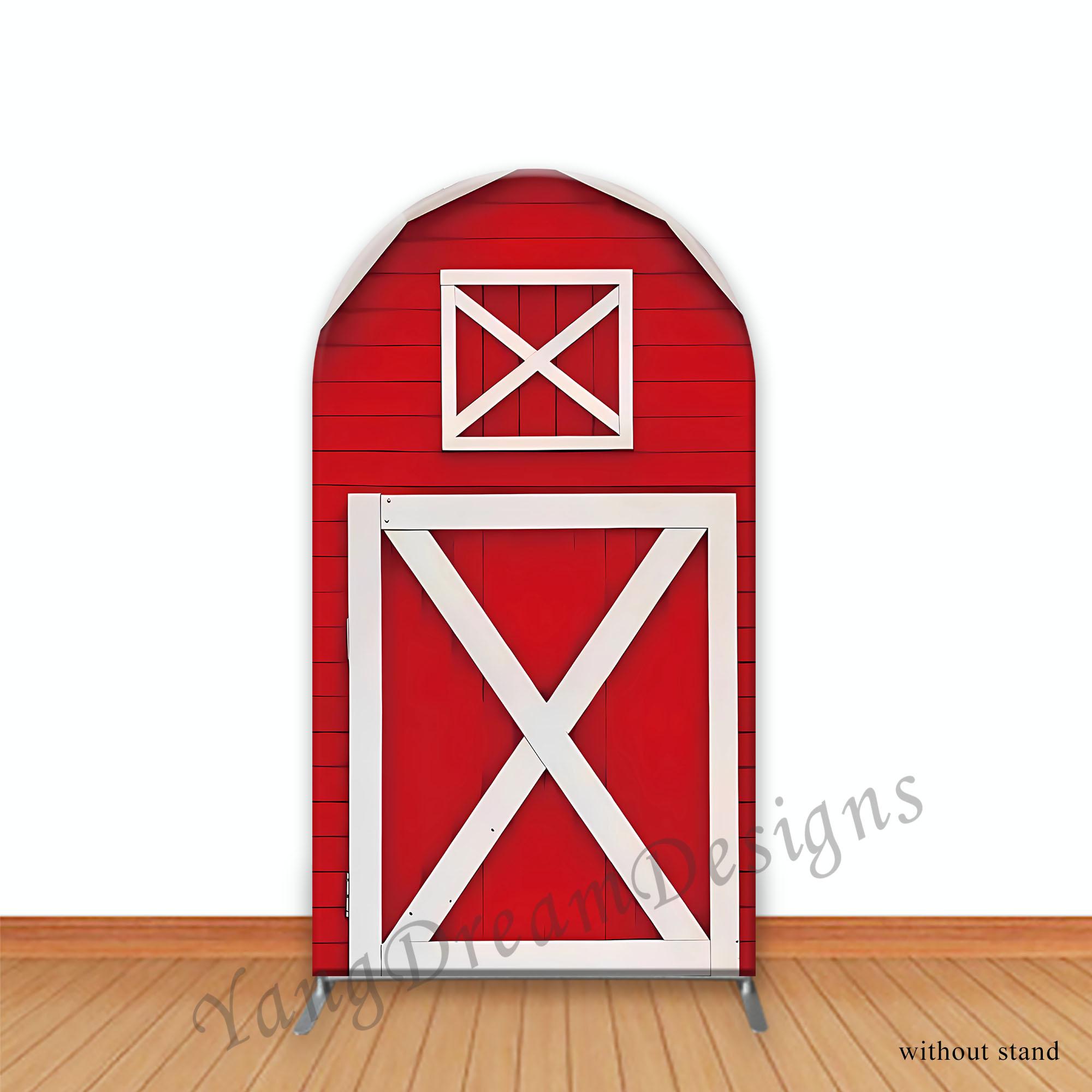 Farm Barn Door Photo Backdrop Arch: Birthday Party Decor - Etsy