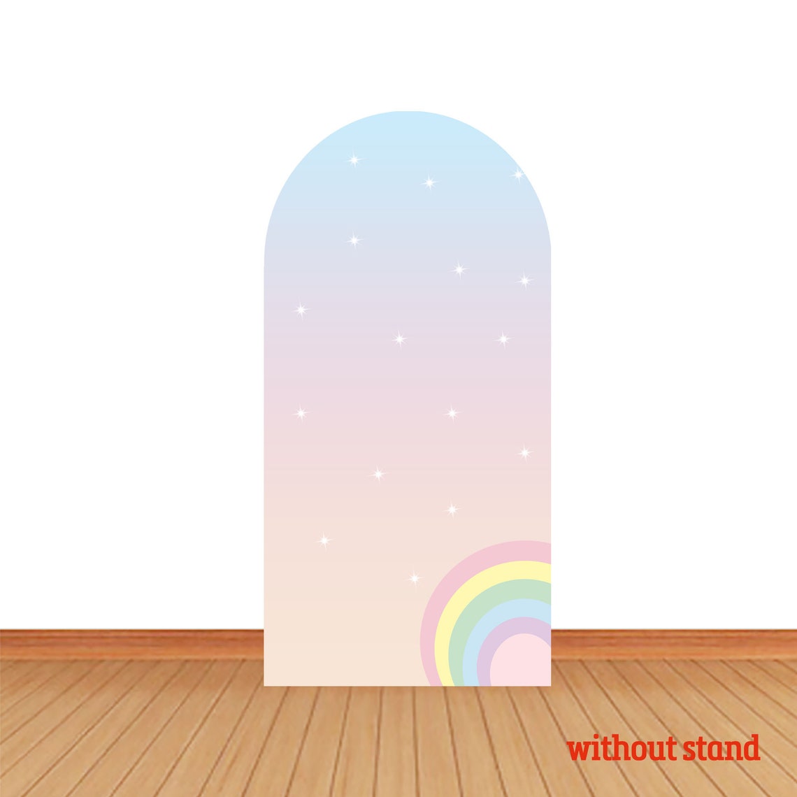 Rainbow Double-sided Arch Cover Photo Backdrop Pastel Color - Etsy