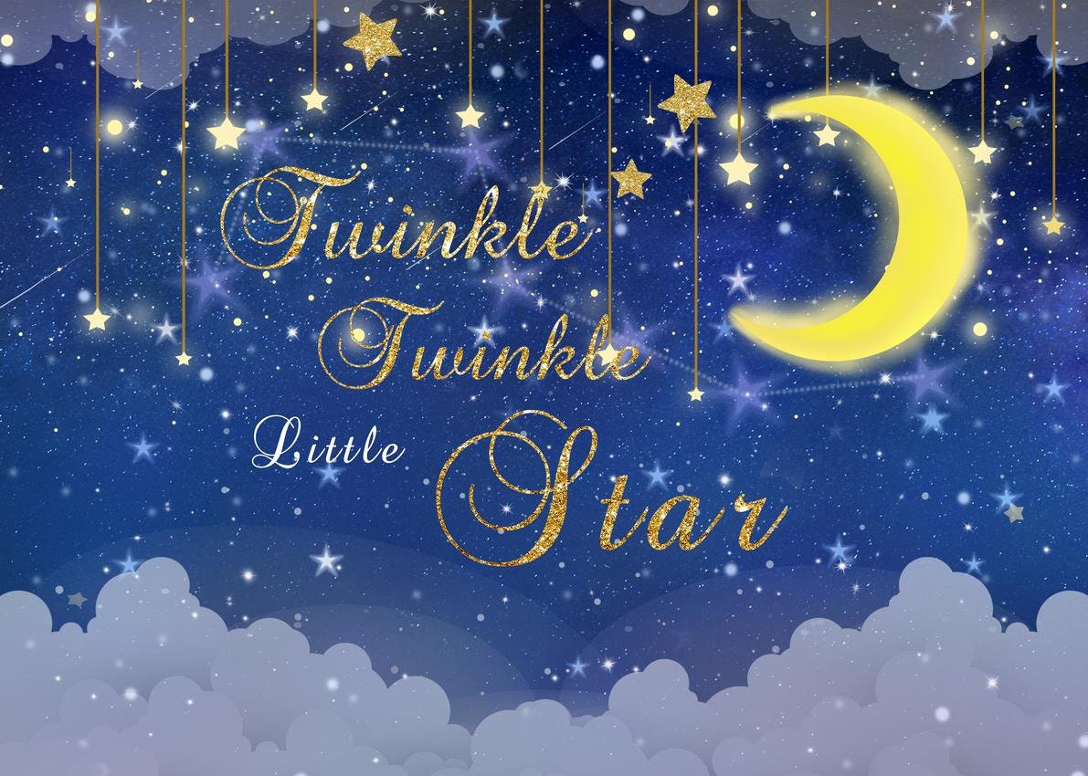 Twinkle Twinkle Little Star Photo Backdrop Kids 1st Birthday | Etsy