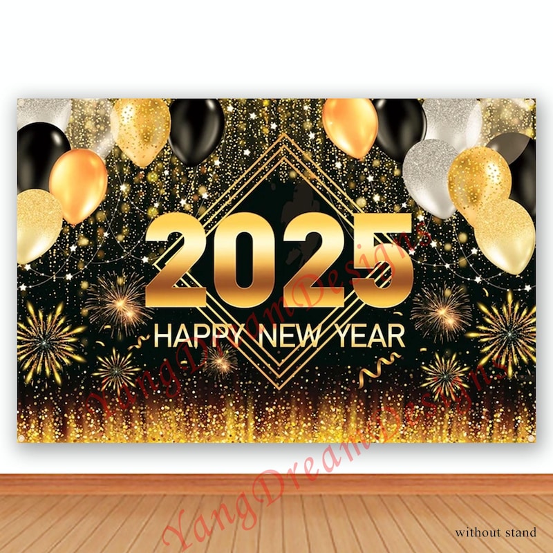 New Years Backdrop - Etsy