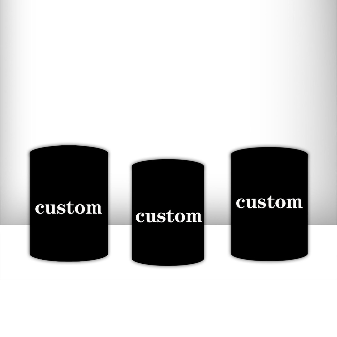 Custom Elastic Cylinder Cover,plinth Cylinder Cover,any Color Pattern ...