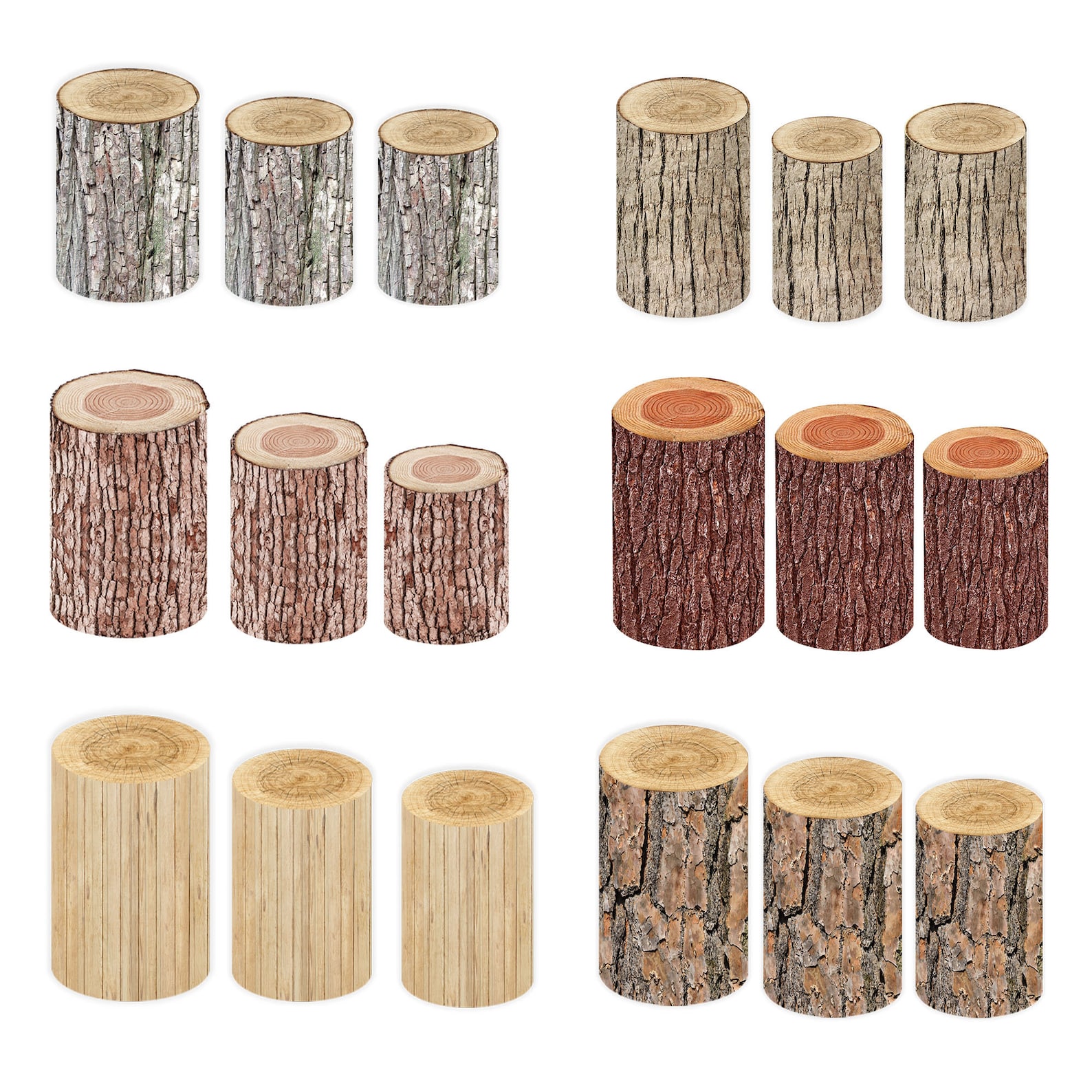 Wood Texture Cylinder Cover: Elastic Photography Backdrop - Etsy