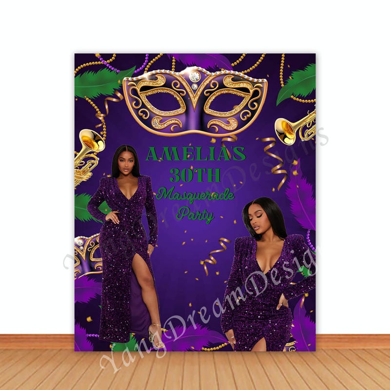 Masquerade Backdrop - Etsy