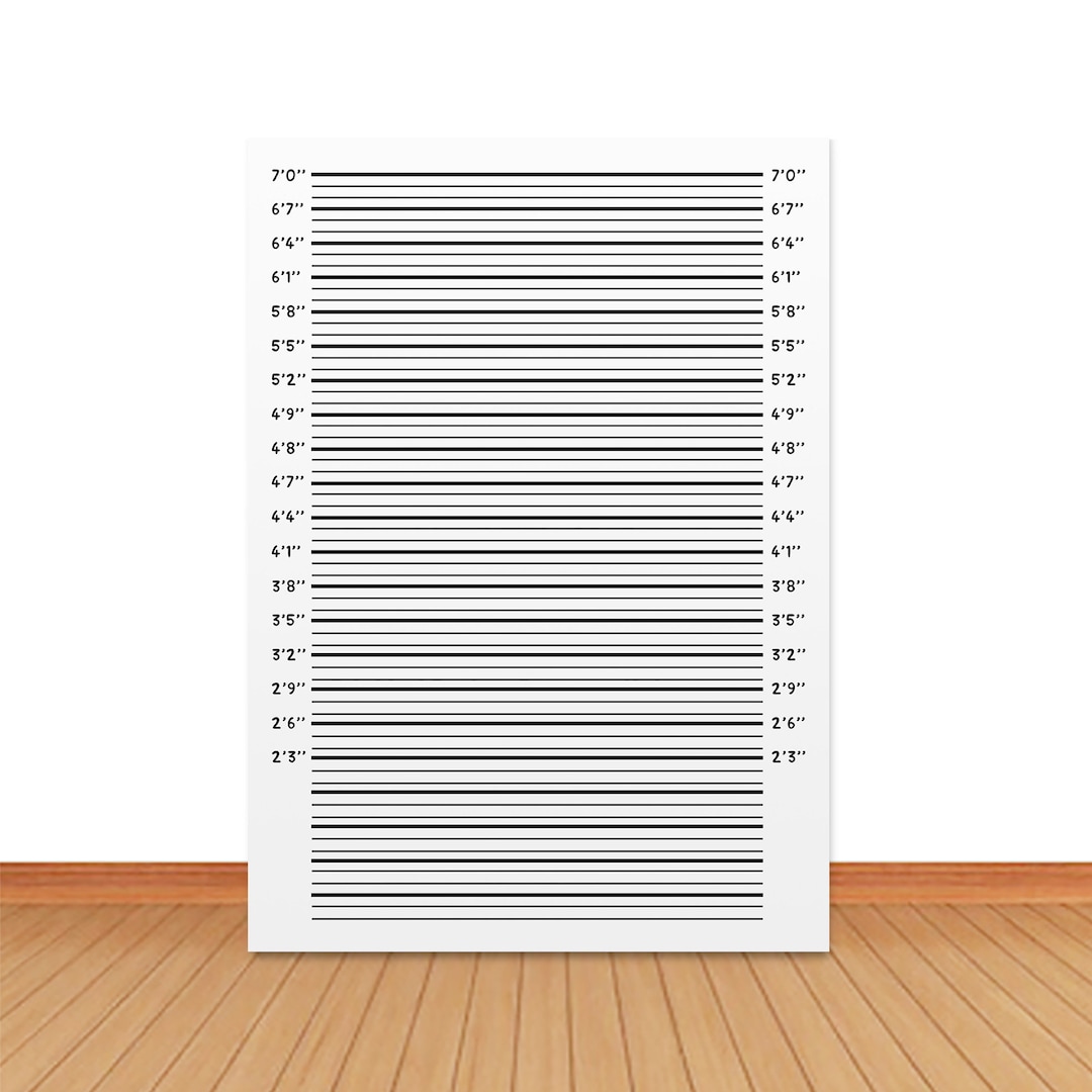 Mugshot Height Chart Backdrop: Police Line Bachelorette Party Photo ...