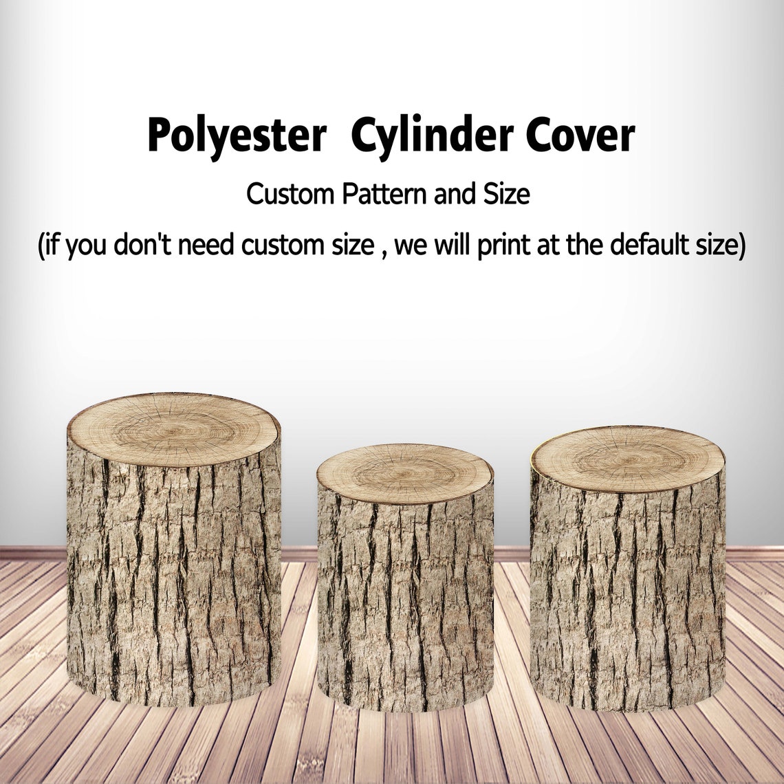 Wood Texture Cylinder Cover: Elastic Photography Backdrop - Etsy