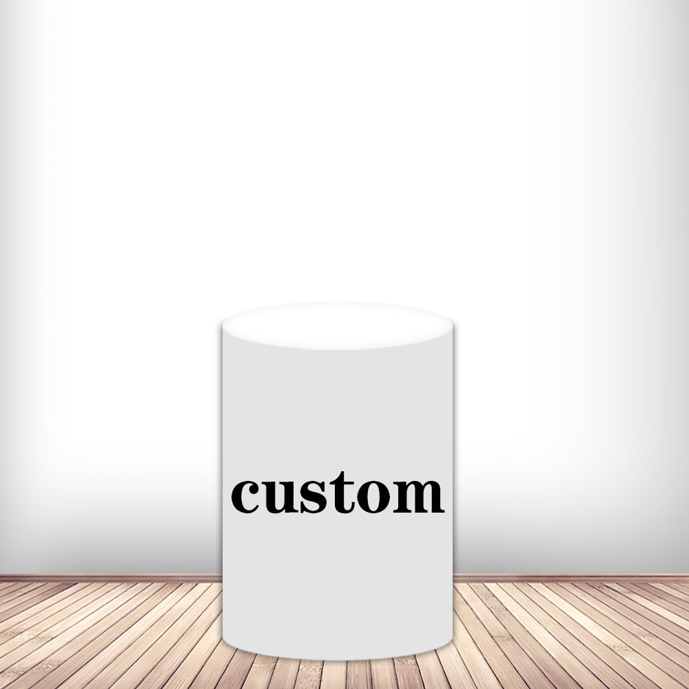 Custom Elastic Cylinder Coverplinth Cylinder Coverany Color - Etsy