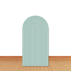 Rainbow Double-sided Arch Cover Photo Backdrop Personalized Wedding ...