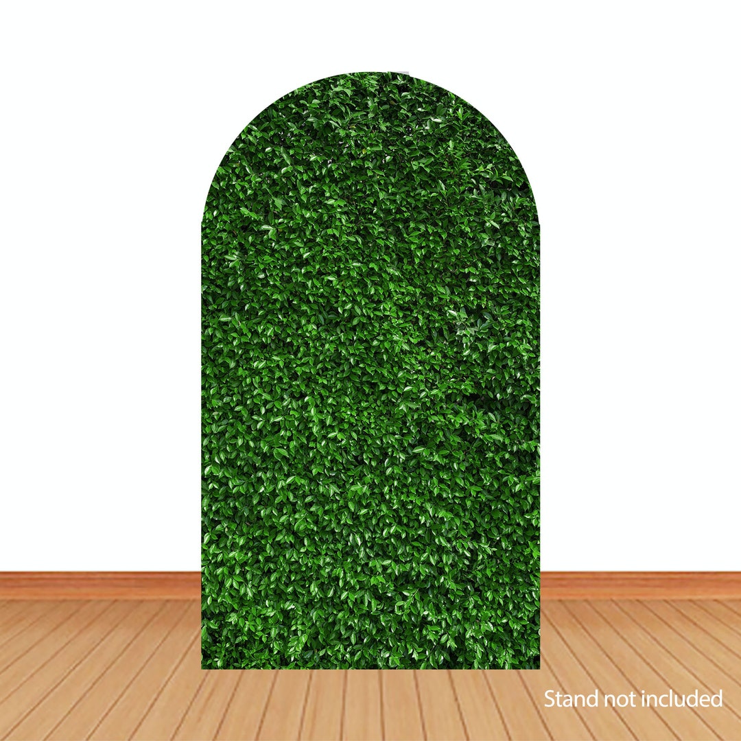 Green Leaves Arch Cover Photo Backdrop Wedding Bridal Shower Birthday ...