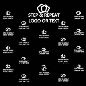 Customized Logos Photo Backdrop Step Repeat Logo Wall Photography ...
