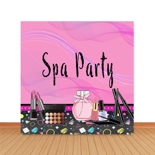 Spa Party Backdrop for Girls - Etsy