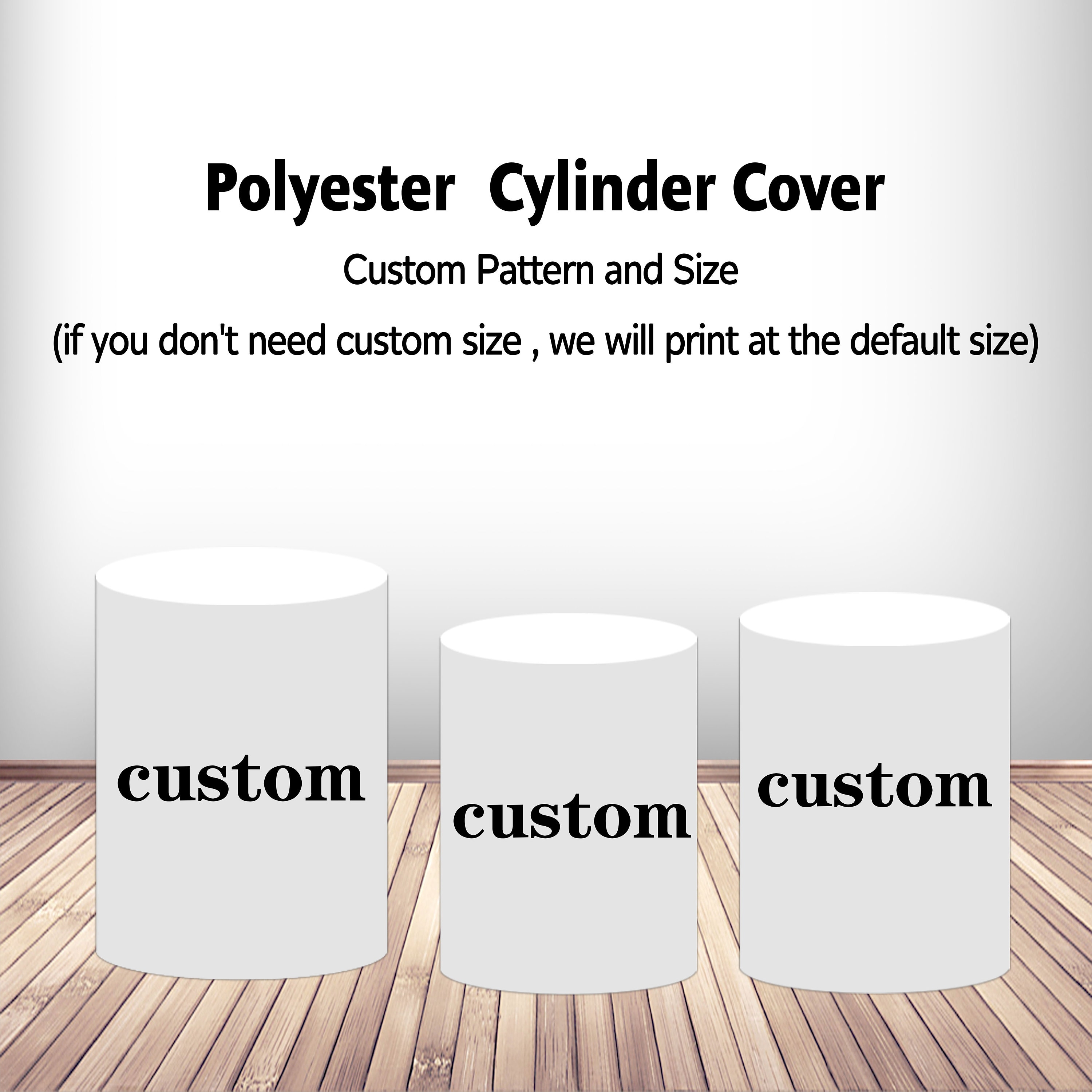 Custom Elastic Cylinder Coverplinth Cylinder Coverany Color - Etsy