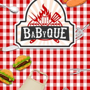 Baby Q Photo Backdrop BBQ Birthday Party Photography Background Custom ...