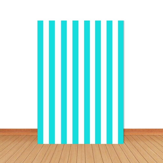 Turquoise Striped Background