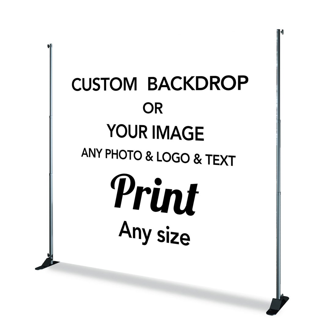 Custom Photo Backdrop: Personalized Cartoon, Logo, Movie Pattern,image ...