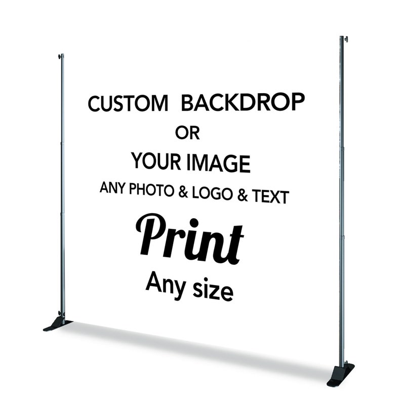 Custom Logo Backdrop - Etsy