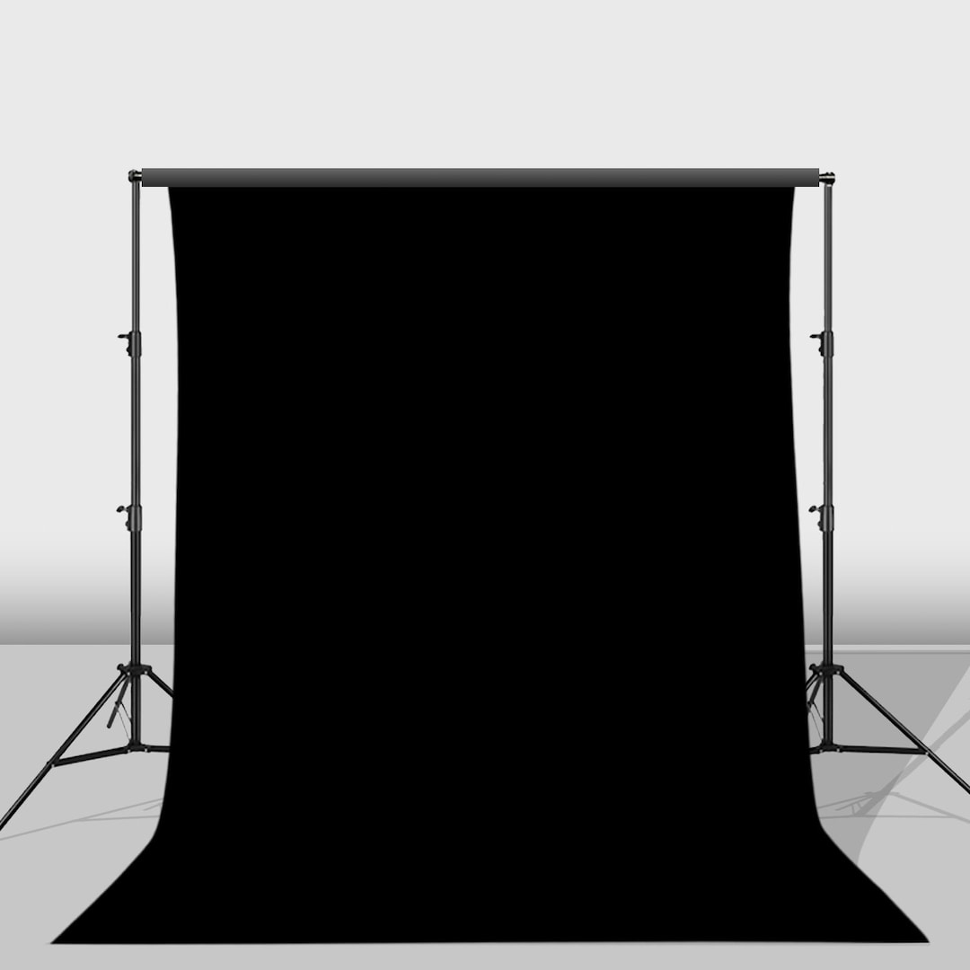 Solid Plain Black Photo Backdrop Custom Big Size Photography Background ...