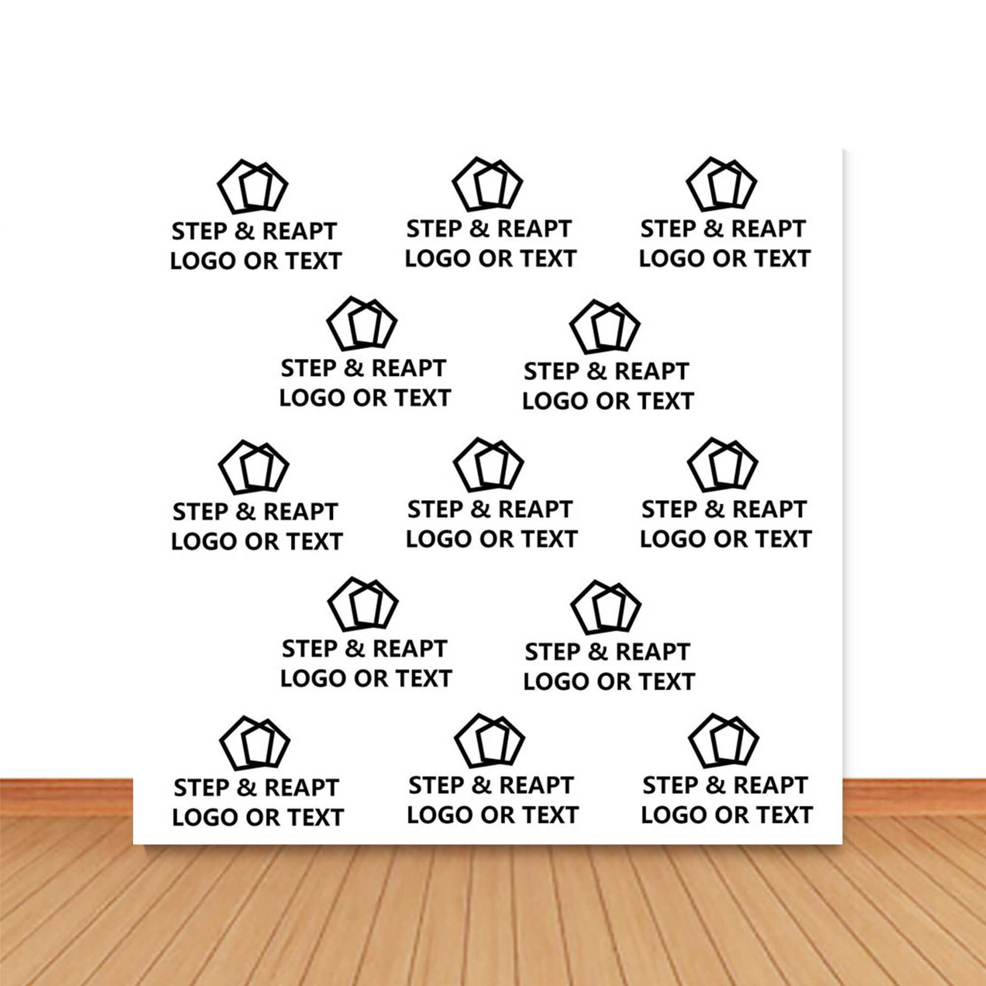 Custom Logos Photo Backdrop Step and Repeat Logo Wall - Etsy