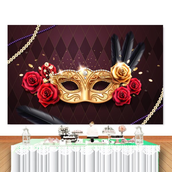 Masquerade Backdrop - Etsy