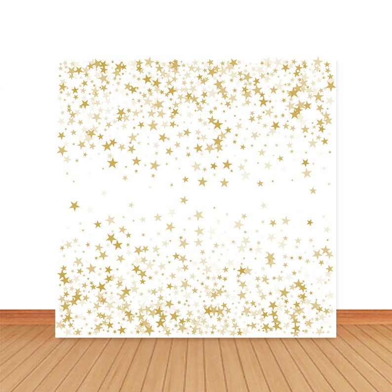 Gold Glitter Stars Backdrop for Photography Merry Christmas - Etsy
