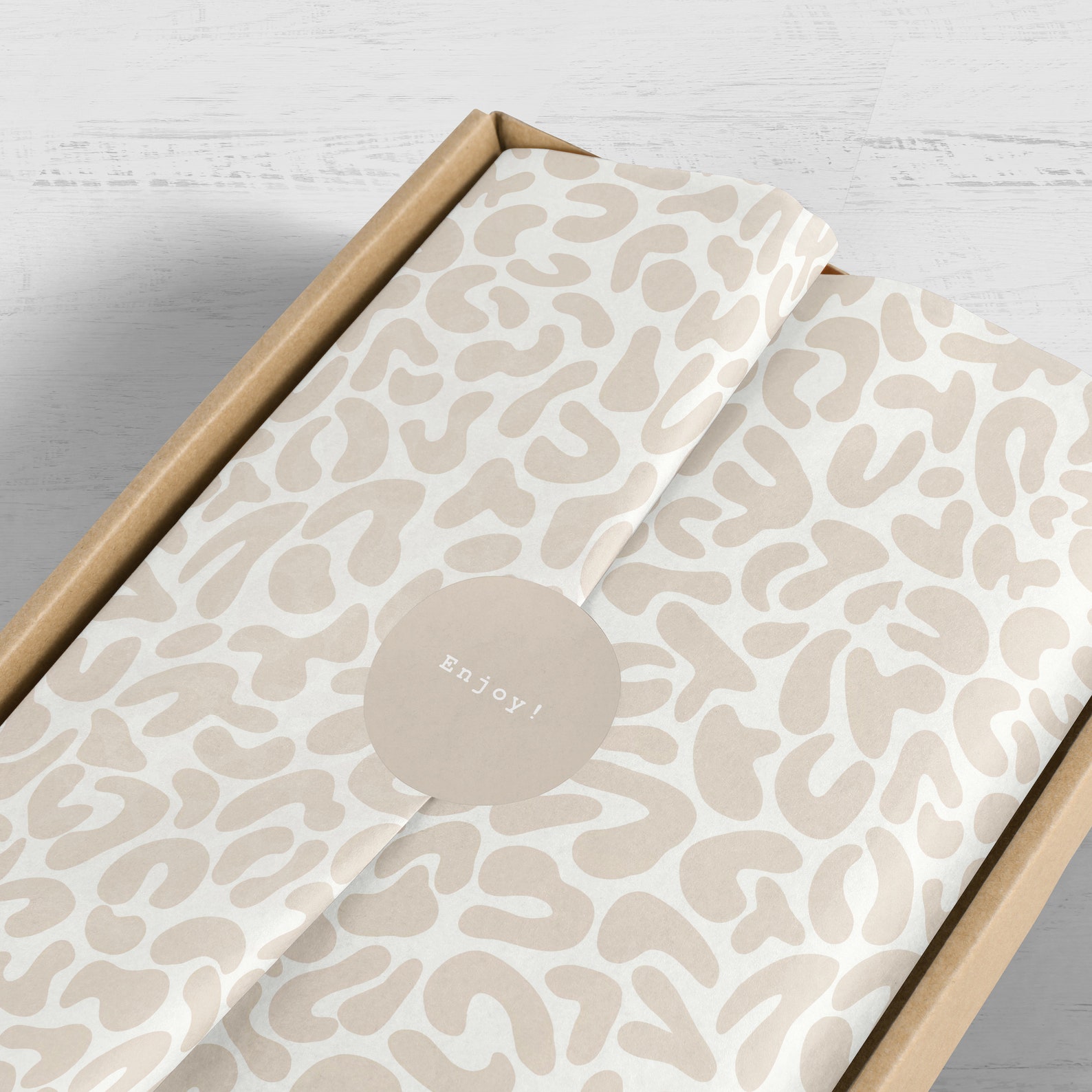 Tissue paper Design Digital branding Stationery Wrapping | Etsy