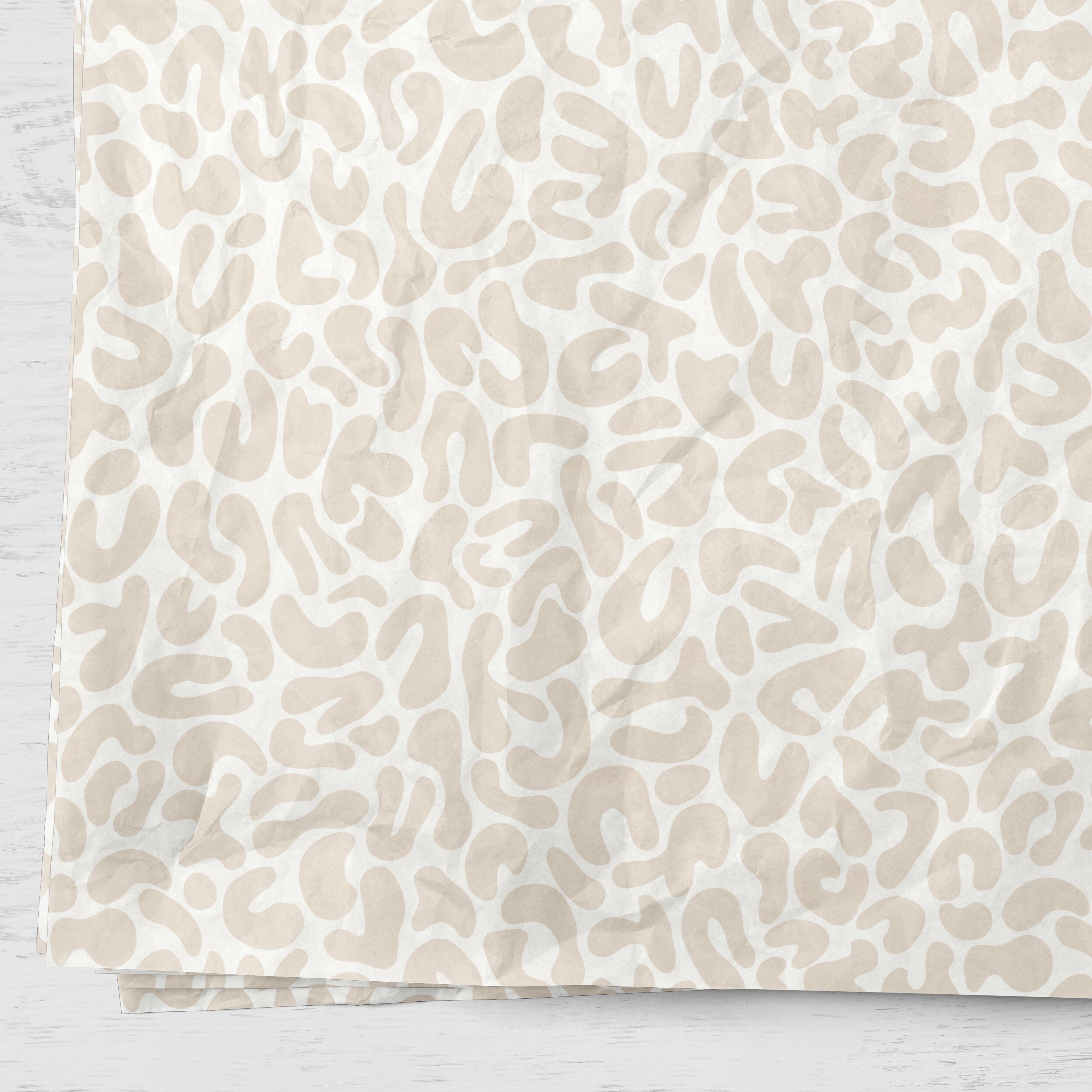 Tissue Paper Design, Digital Branding Stationery, Wrapping Paper ...